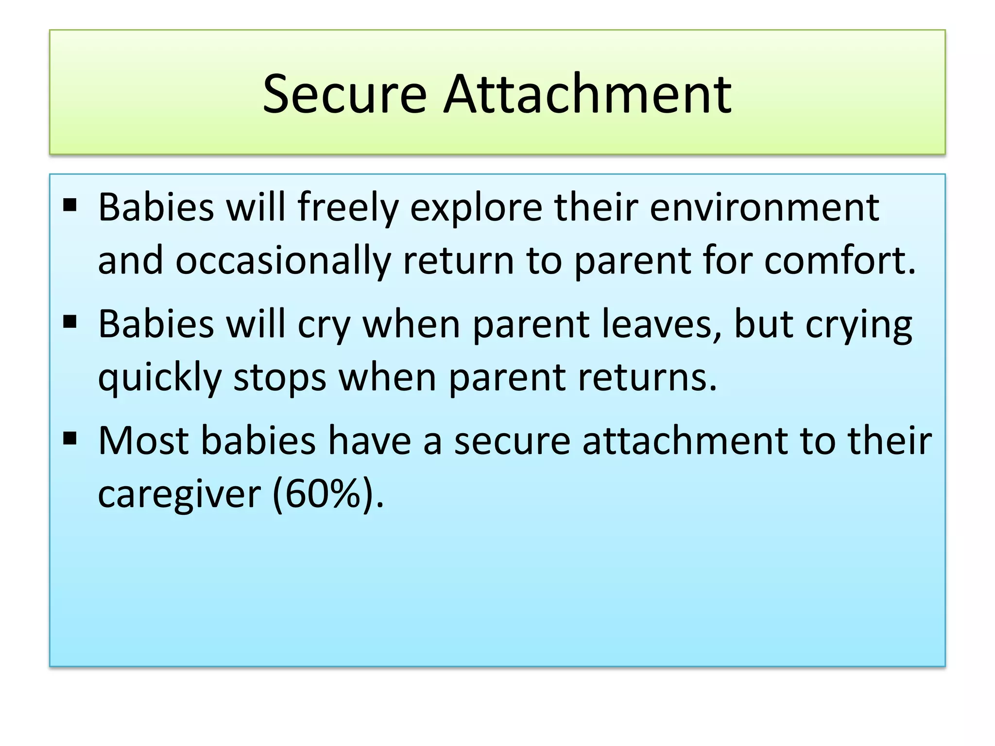Attachment Theory Developmental Psychology | PPTX | Parenting Babies and Toddlers | Parenting