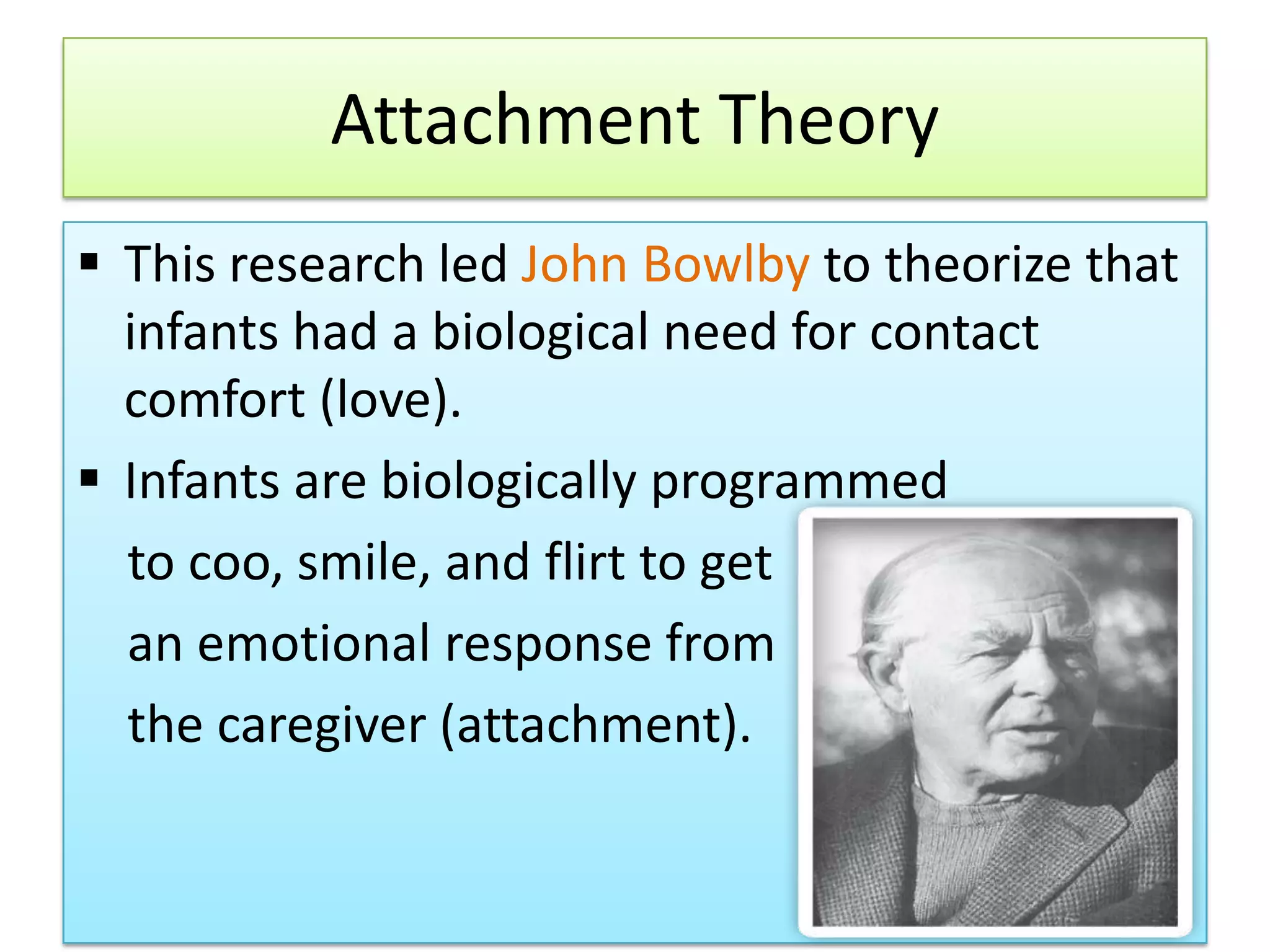 Attachment Theory Developmental Psychology | PPTX | Parenting Babies ...