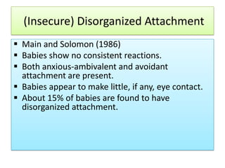 Attachment Theory Developmental Psychology | PPTX | Parenting Babies and Toddlers | Parenting