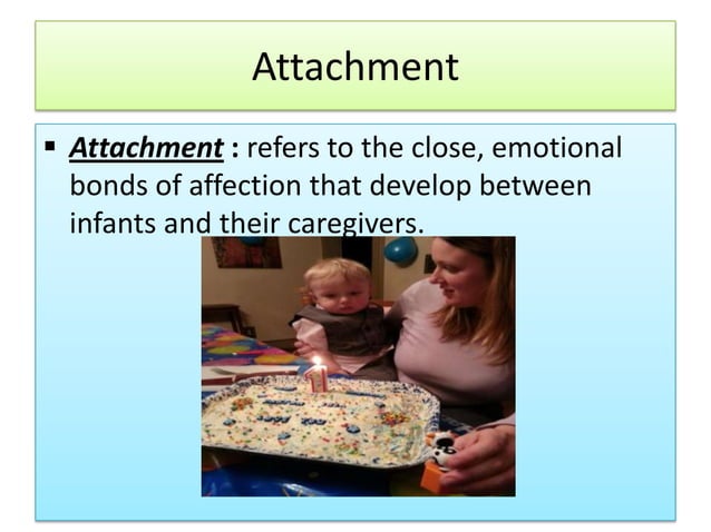 Attachment Theory Developmental Psychology | PPT