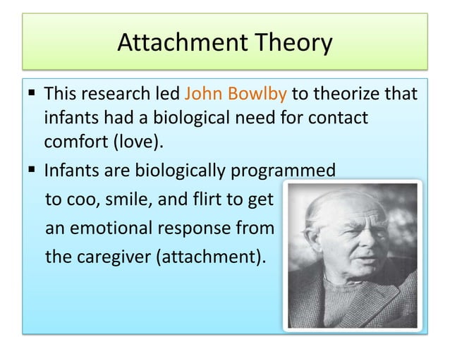 Attachment Theory Developmental Psychology | PPT