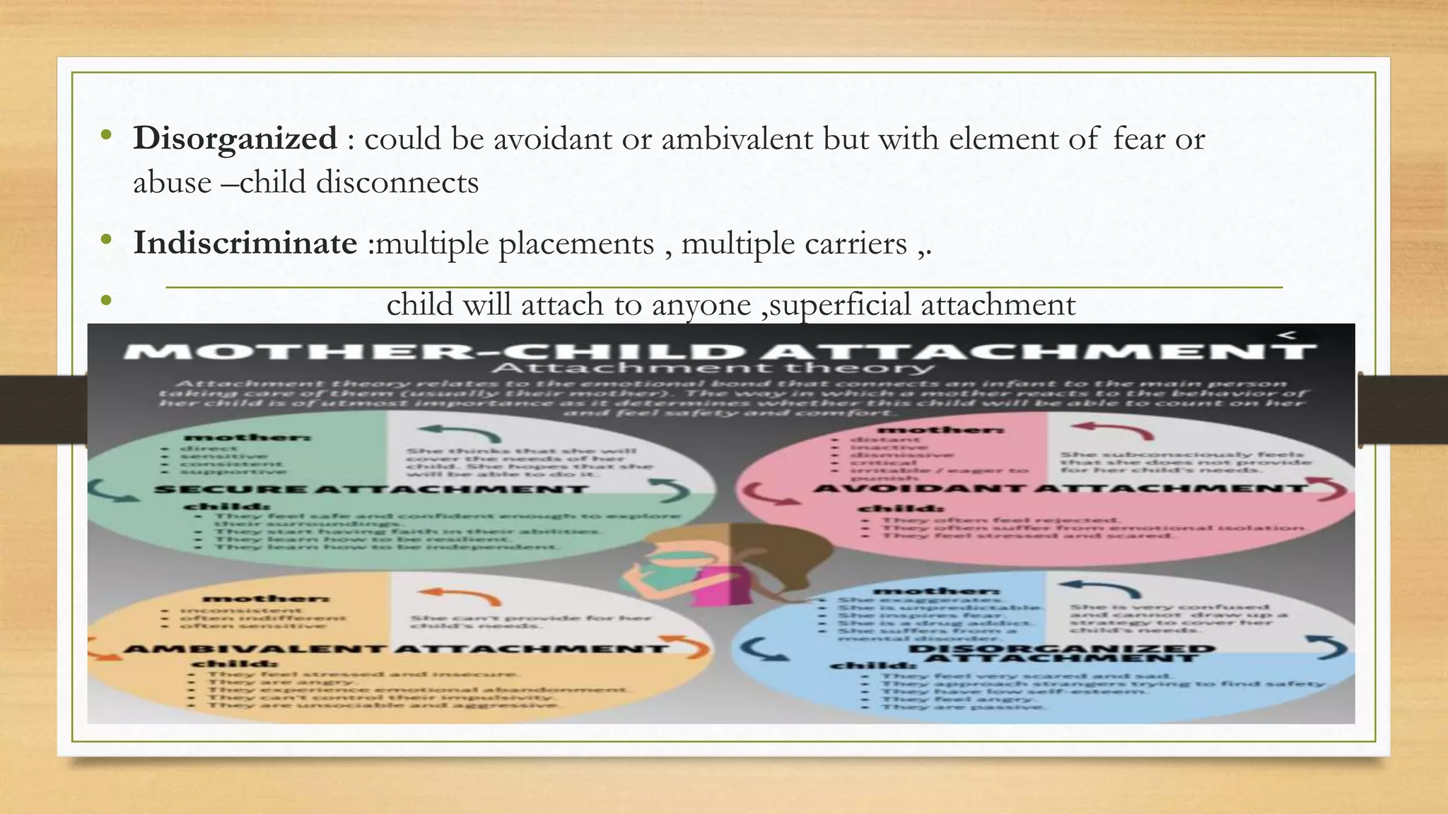 Attachment theory ppt by nayana | PPT