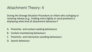 Open Education Resource - Attachment Theory Quiz | PPTX