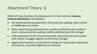 Open Education Resource - Attachment Theory Quiz | PPTX