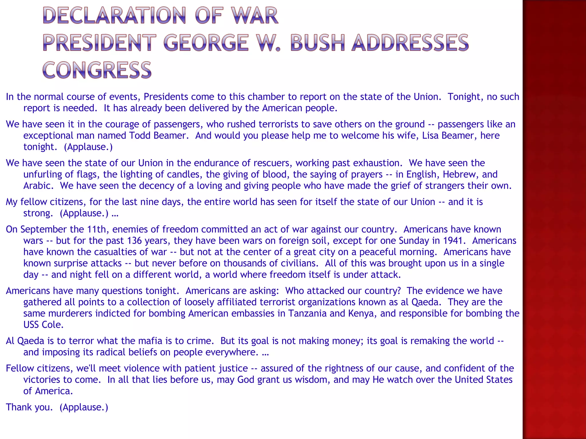 9/11 Attack on the World Trade Center Presentation | PPT