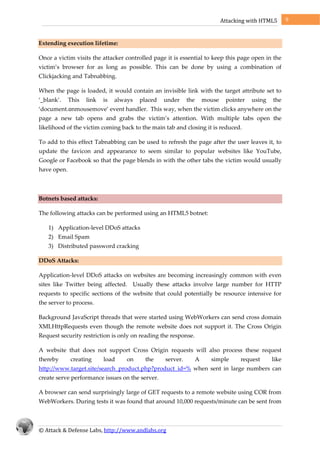 Attack with-html5 | PDF