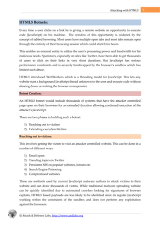 Attack with-html5 | PDF