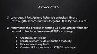 ATT&CKcon 2.0 2019 - Tracking and measuring your ATT&CK coverage with ...
