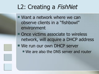Attacking Automatic Wireless Network Selection | PPT
