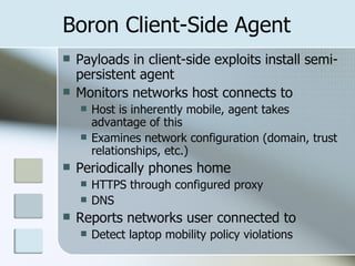 Attacking Automatic Wireless Network Selection | PPT
