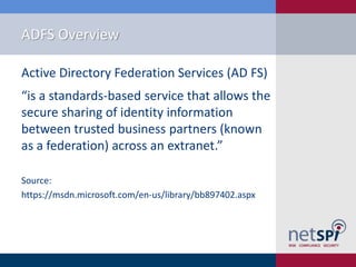 Attacking ADFS Endpoints - DerbyCon | PPT