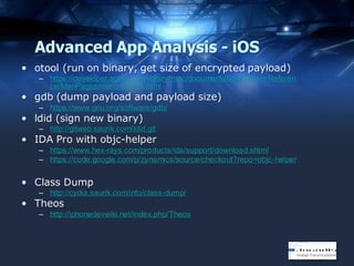 Attacking and Defending Mobile Applications | PPT