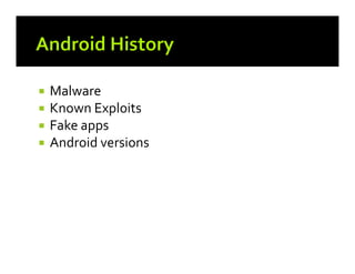 Attacking android insecurity | PDF