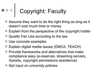 Attacking From All Sides Strategies to educate students and faculty on ...