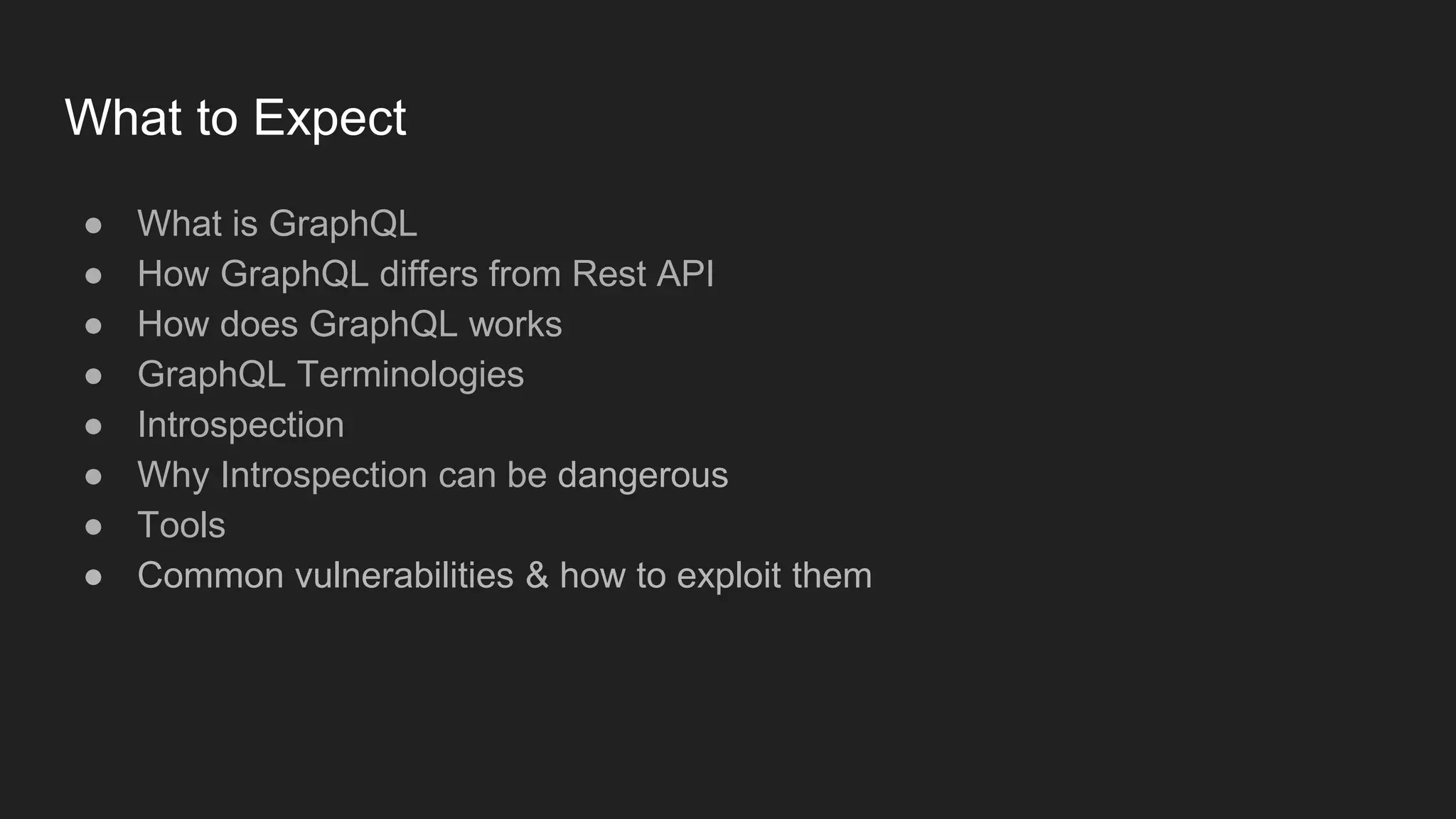 Attacking GraphQL | PPTX