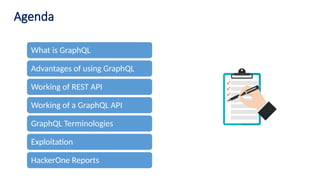 Working and Attacking GraphQL APIs vs Rest API | PPTX