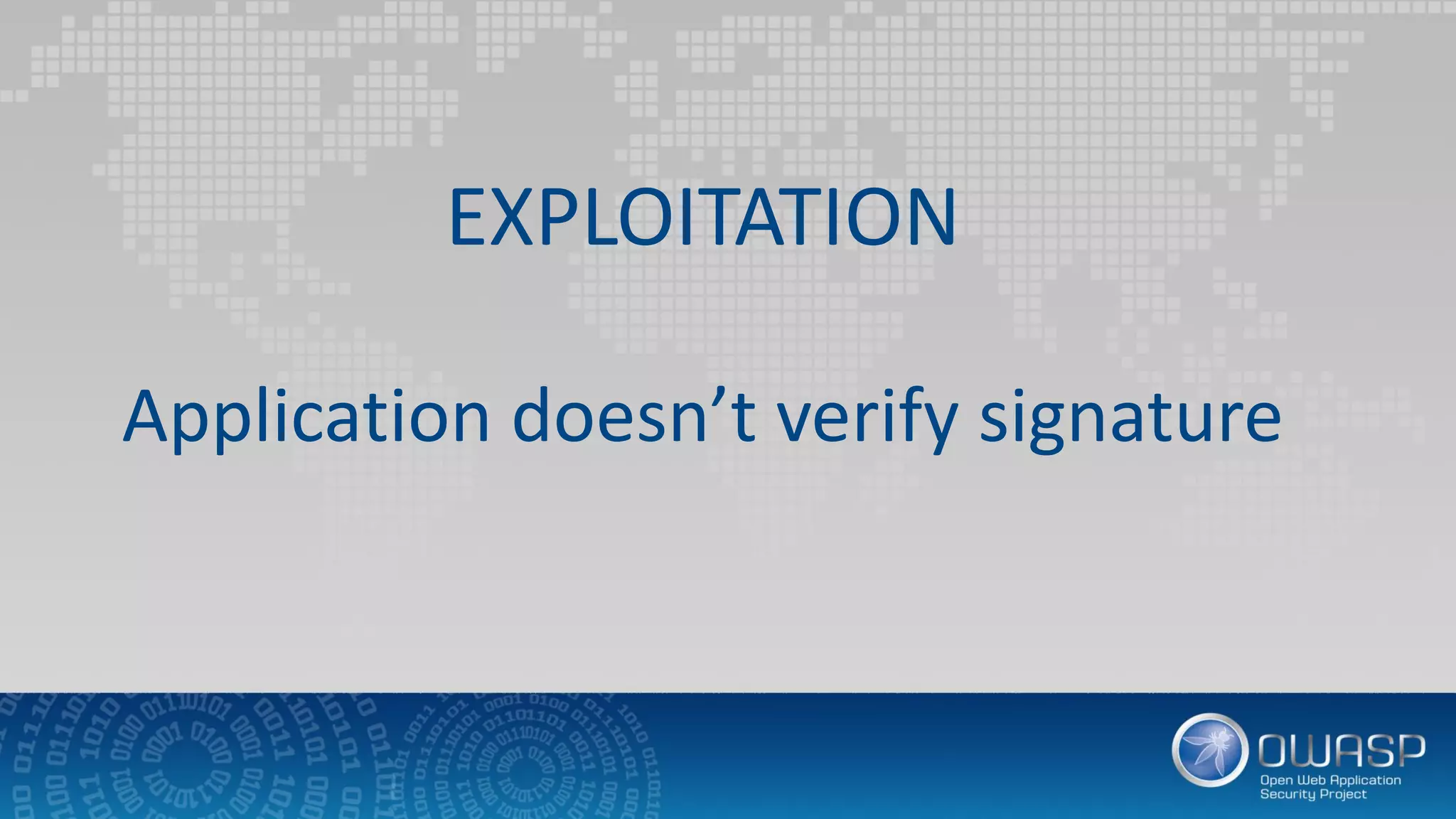 [OPD 2019] Attacking JWT tokens | PDF