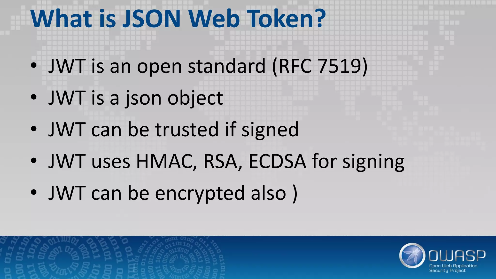 [OPD 2019] Attacking JWT tokens | PDF