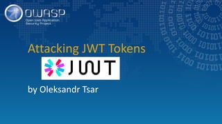 [OPD 2019] Attacking JWT tokens | PDF