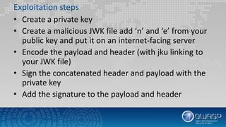 [OPD 2019] Attacking JWT tokens | PDF