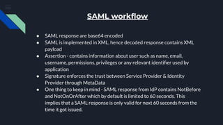 Attacking SSO (SAML) - Breaking into the front door of Authentication | PPT