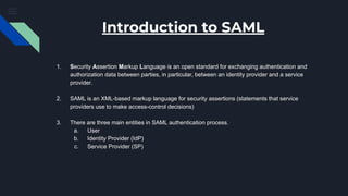 Attacking SSO (SAML) - Breaking into the front door of Authentication | PPT