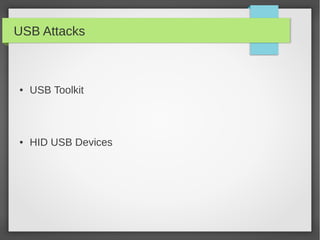 Attacking The USB Vector | PDF