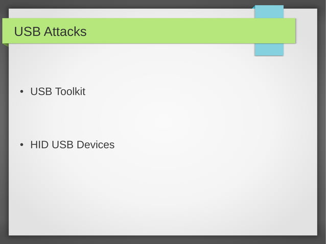 Attacking The USB Vector | PDF