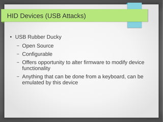 Attacking The USB Vector | PDF