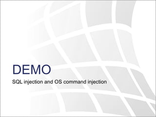 Attacking Web Applications | PPT