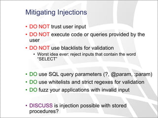 Attacking Web Applications | PPT