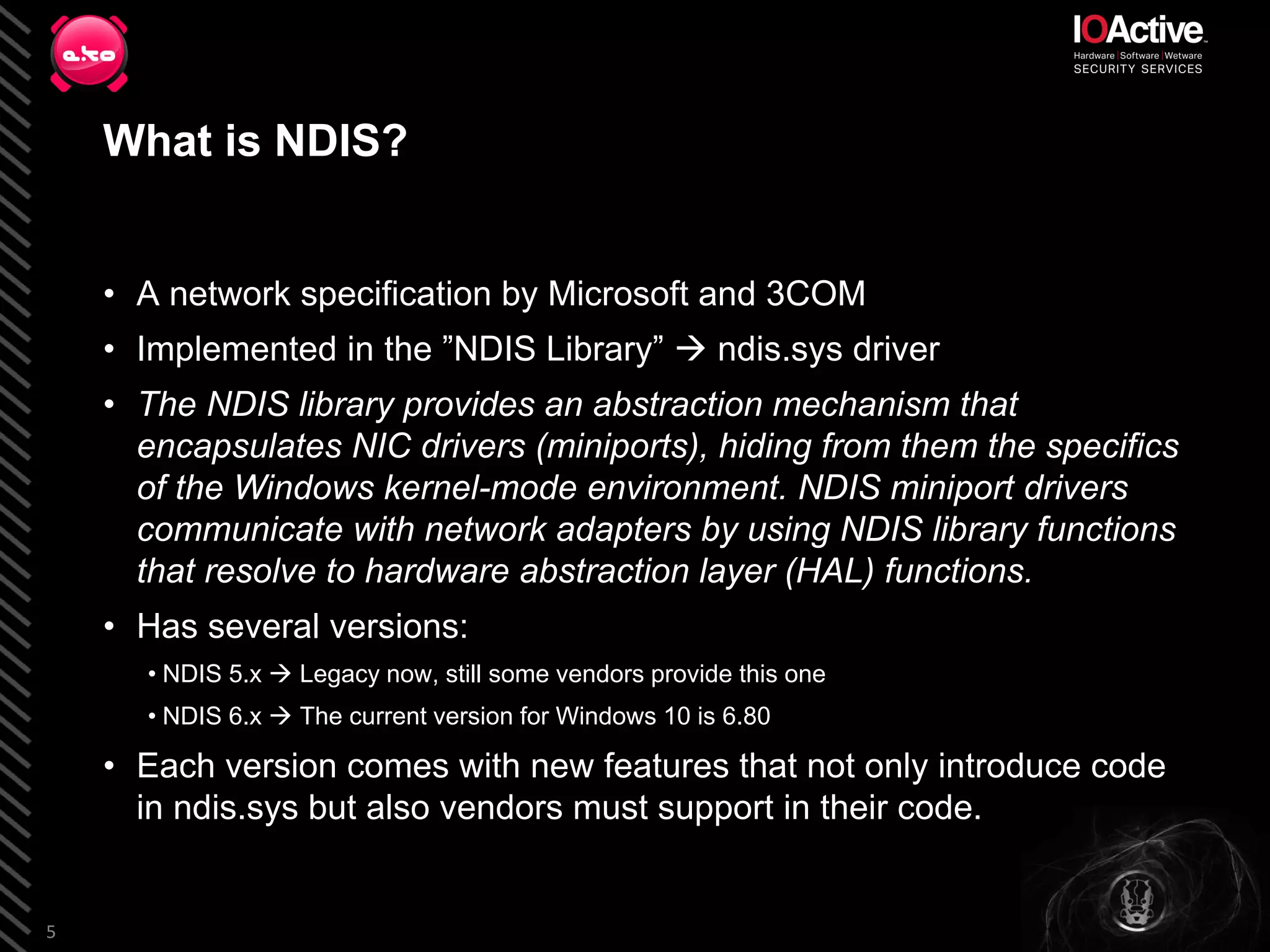 Attacking Windows NDIS Drivers | PDF