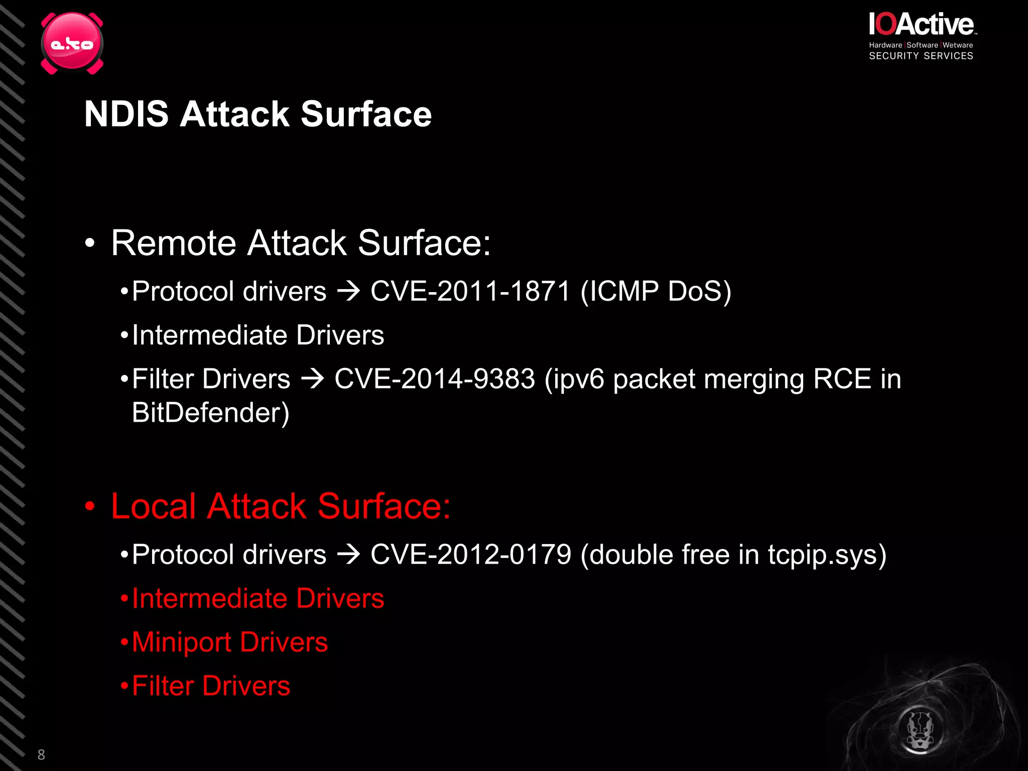 Attacking Windows NDIS Drivers | PDF