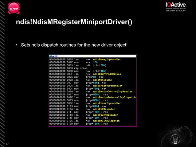 Attacking Windows NDIS Drivers | PPT