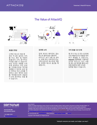 AttackIQ - BAS(Breach and Attack Simulation) Service | PDF