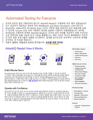 AttackIQ Ready - BAS(Breach and Attack Simulation) as-a-Service | PDF