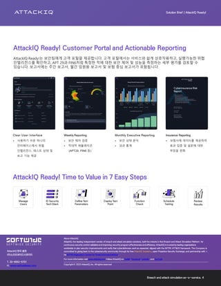 AttackIQ Ready - BAS(Breach and Attack Simulation) as-a-Service | PDF