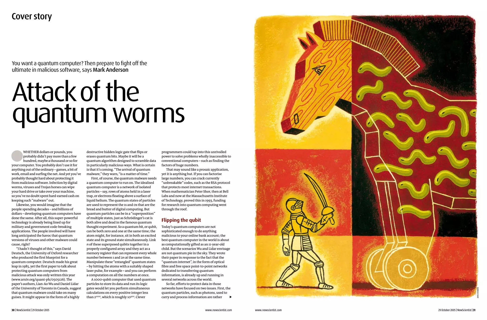Attack of the quantum worms | PDF | Computing | Technology & Computing
