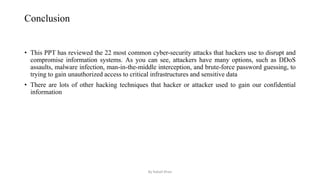 Attack on computer | PPTX