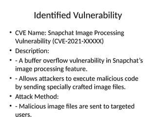 Attack Snapchat by using SQL injection in cyber security | PPTX