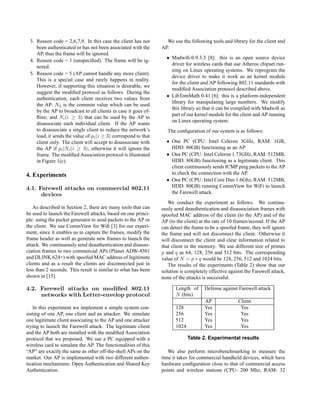 Wireless Disassociation and Deauthentication Attacks | PDF