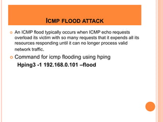 Attacks and their mitigations | PPTX