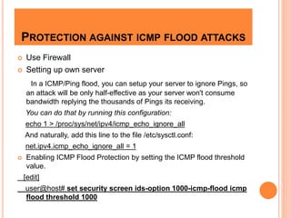 Attacks and their mitigations | PPTX
