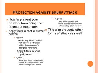 Attacks and their mitigations | PPTX