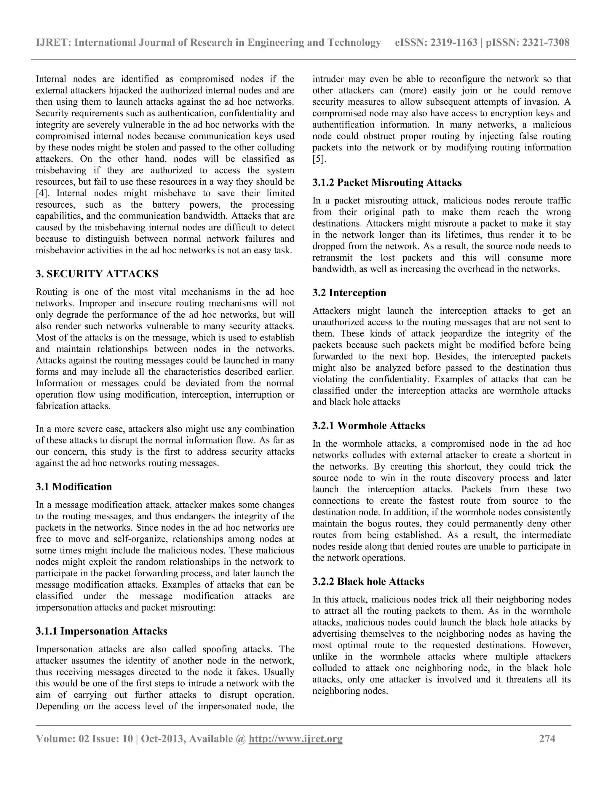 Attacks In Manet Pdf