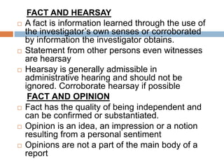 principles of reporting | PPT