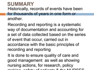 principles of reporting | PPTX