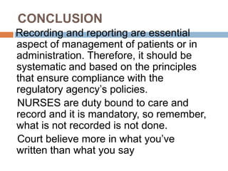 principles of reporting | PPT