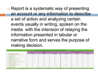 principles of reporting | PPT