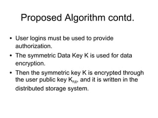 Attaining data security in cloud computing | PPT
